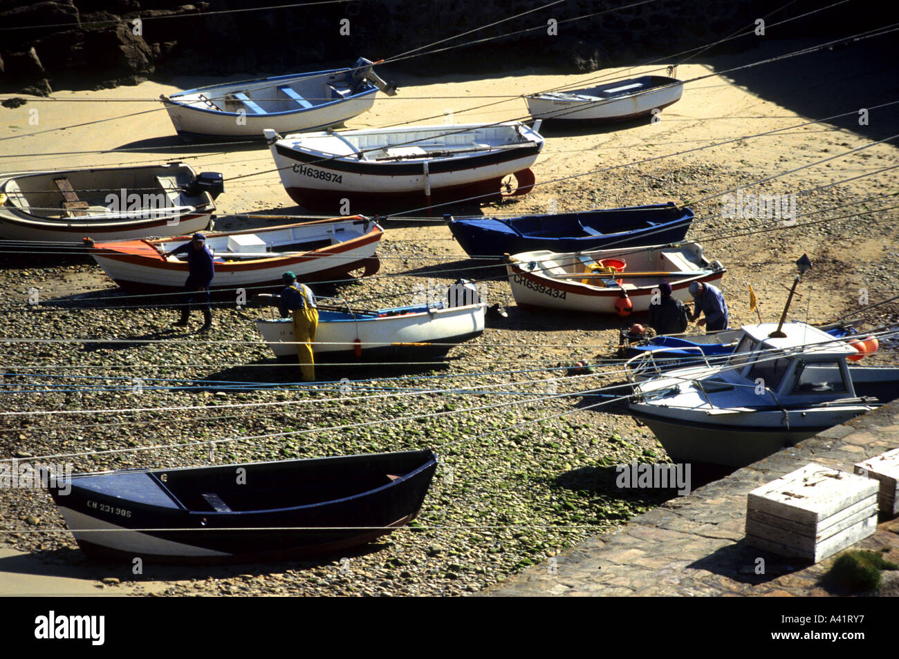Granville Normandy France Sea Port Coast Harbor Stock Photo - Alamy