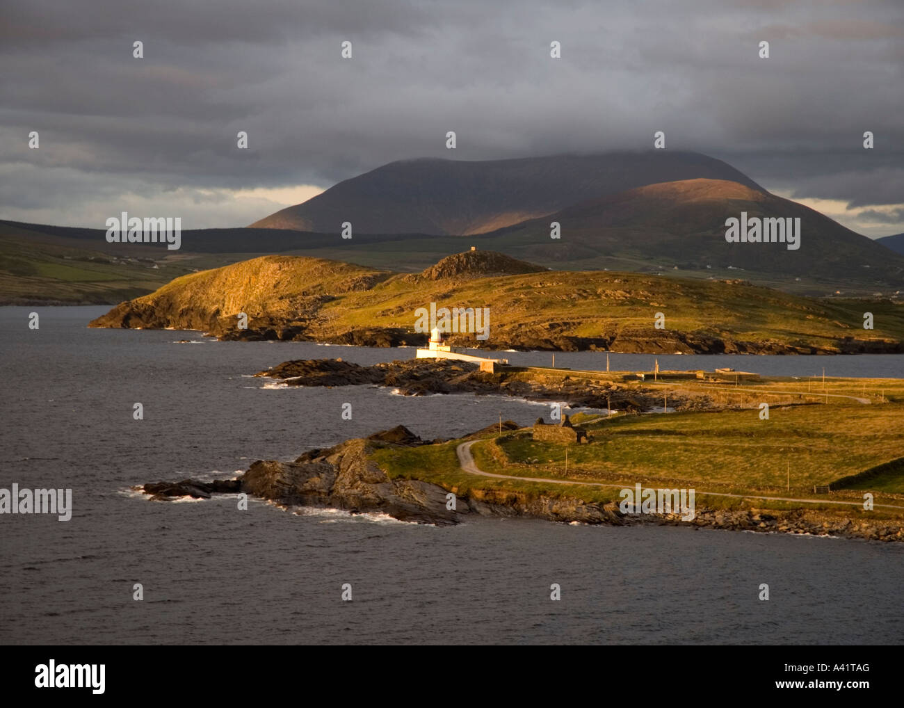 Lighthouse, Valentia Island, Co Kerry, Ireland Stock Photo - Alamy