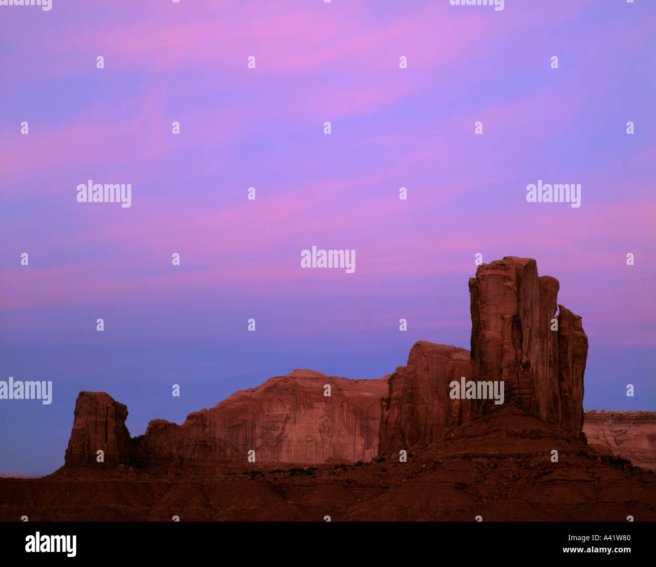 Elephant Buttes Monument Valley Navajo Tribal Park Arizona Utah U S A ...
