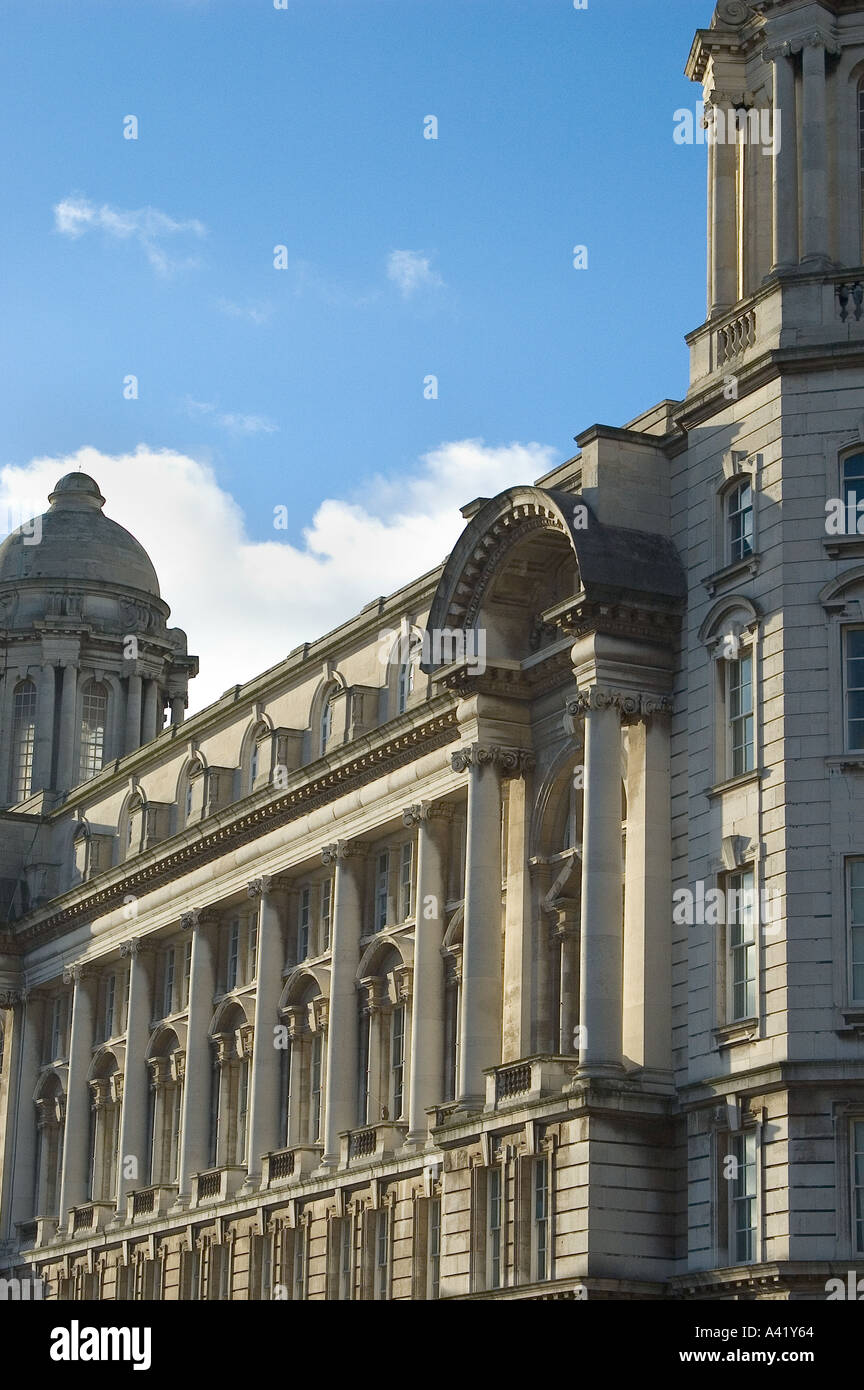 Liverpool Port building england Stock Photo - Alamy