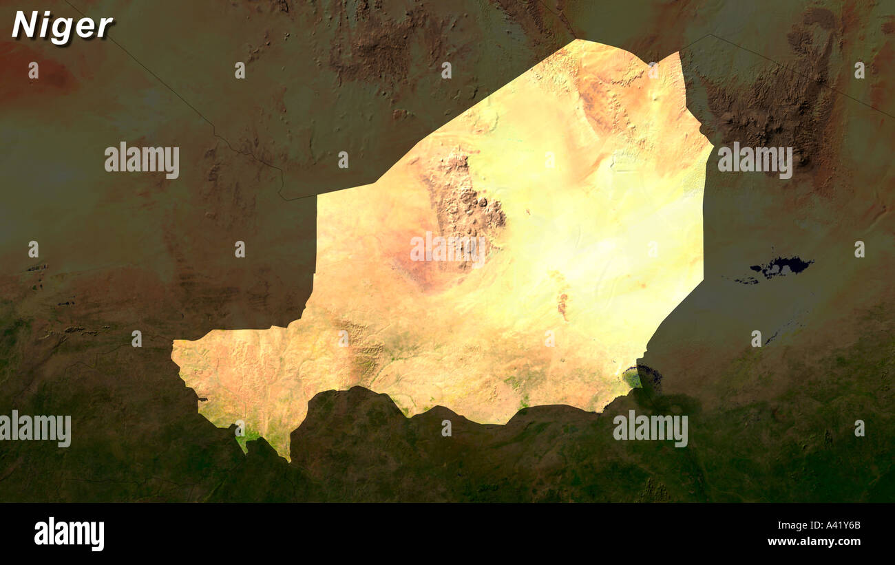Niger maps hi-res stock photography and images - Alamy