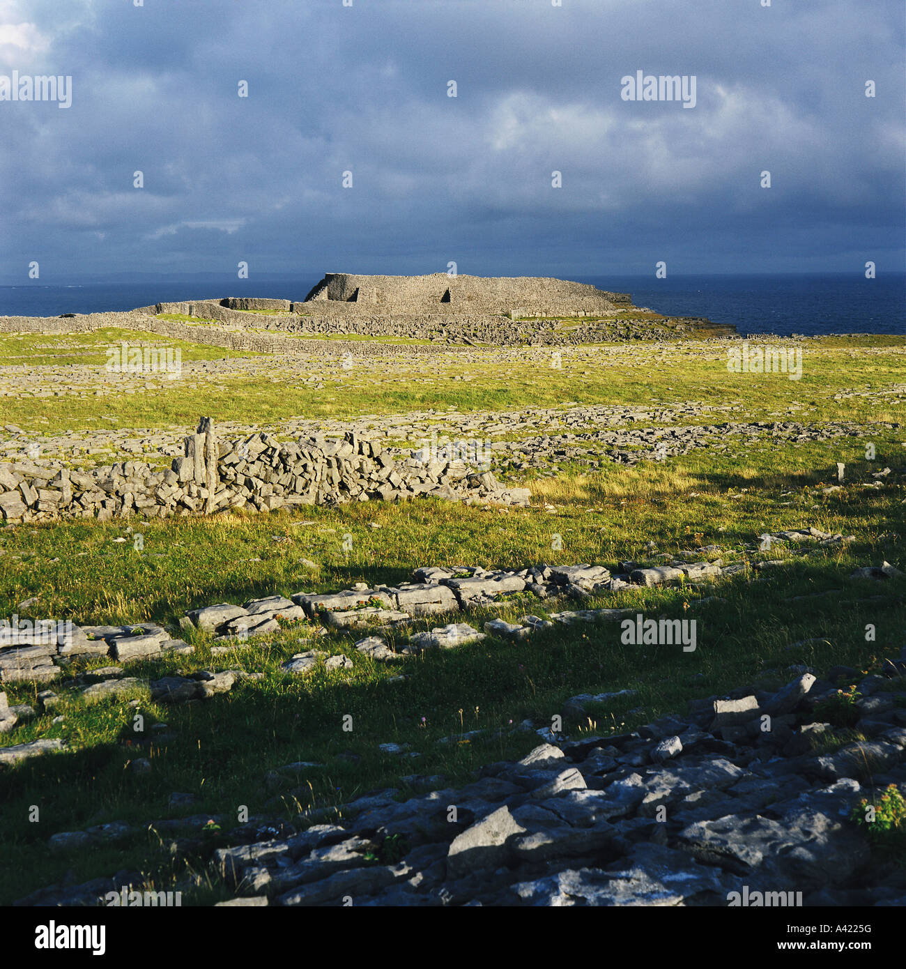 Dun Angus, Inis Mor, Republic of Ireland Stock Photo - Alamy