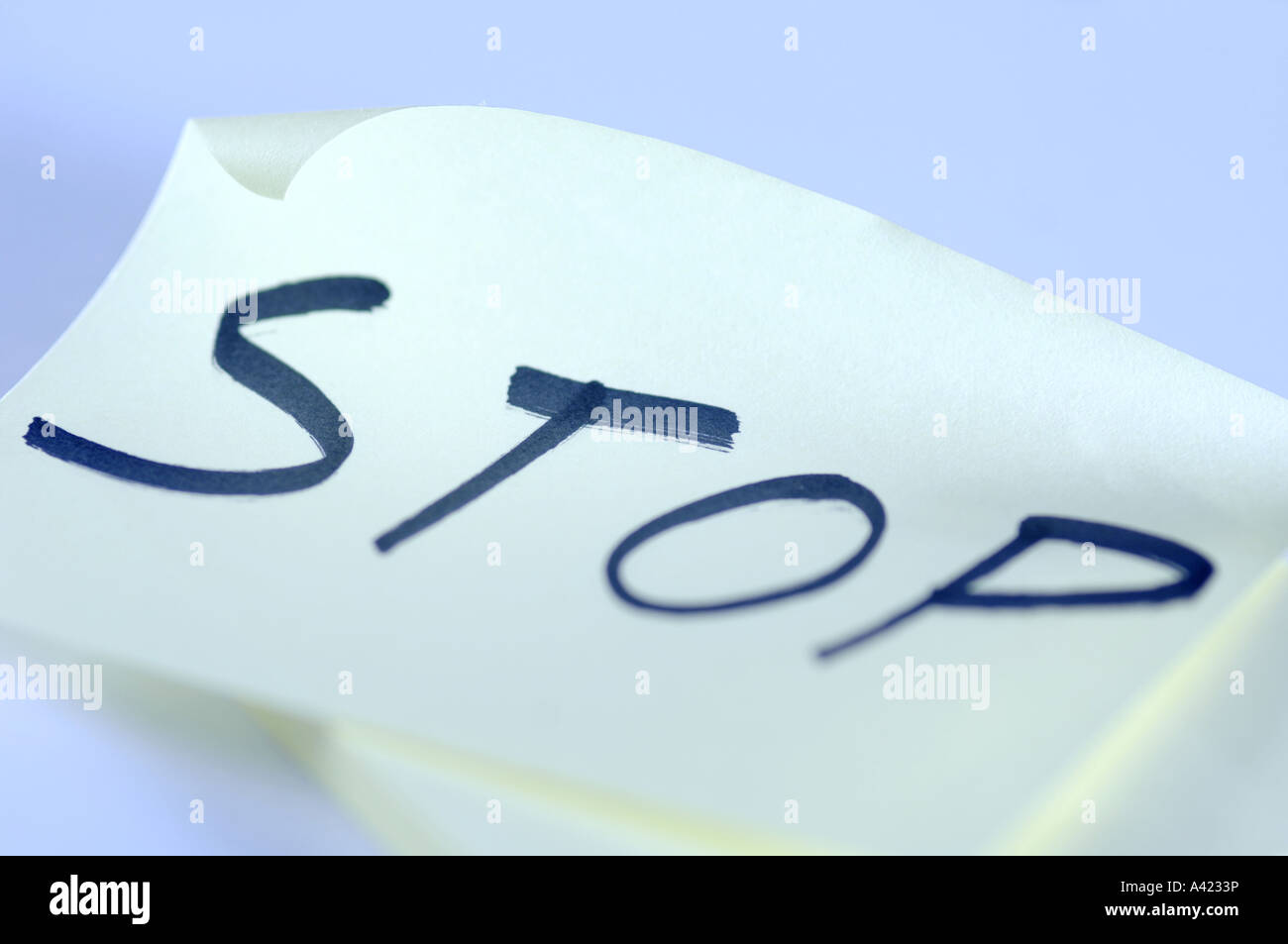 Note of warning hi-res stock photography and images - Alamy