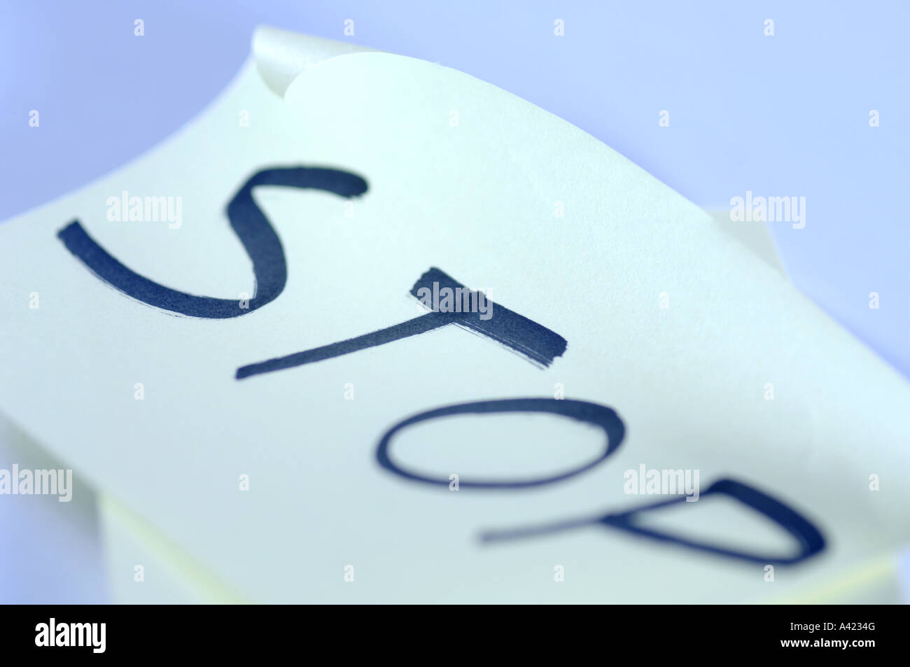 Note of warning hi-res stock photography and images - Alamy