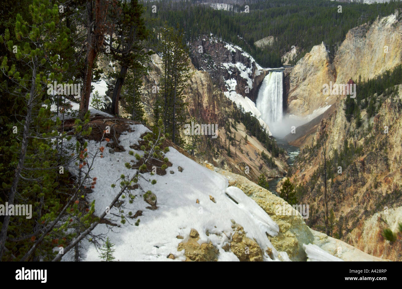 Yellowstone canyon view fall hi-res stock photography and images - Alamy