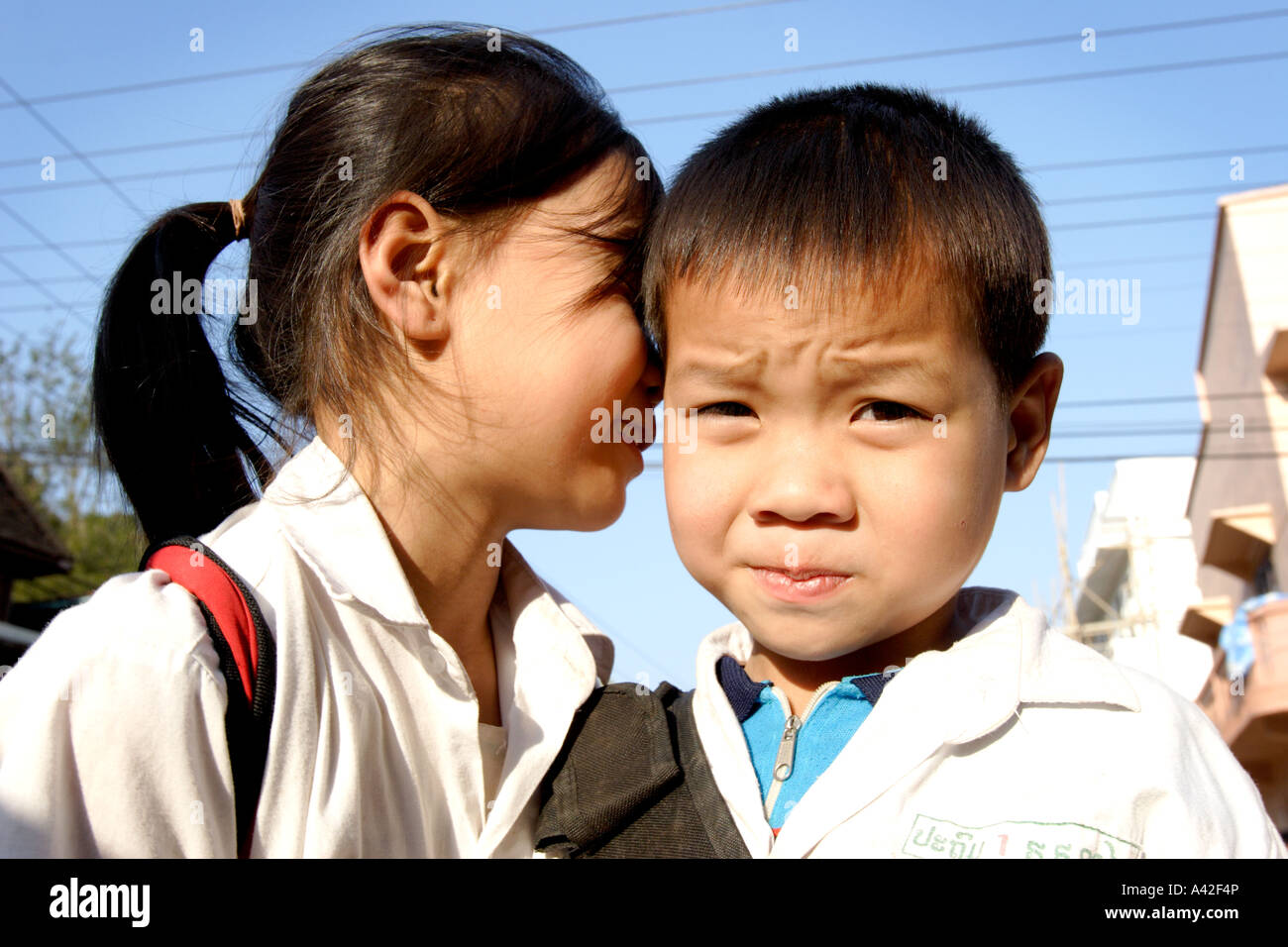 Laotian children, Luang Prabang, Laos Stock Photo - Alamy