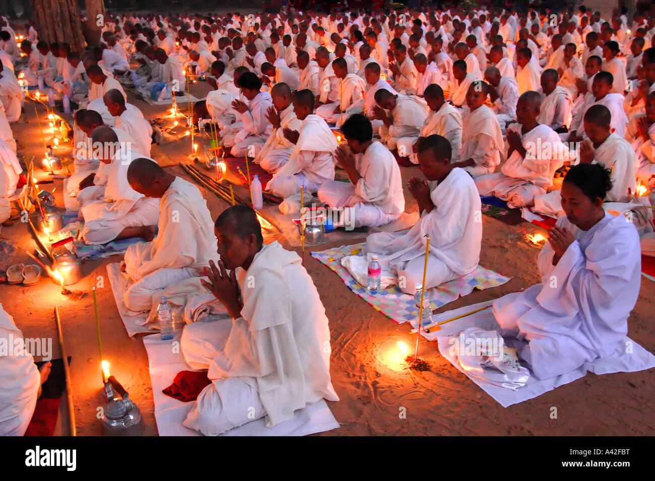 Buddhist ceremony for peace, Angkor, Cambodia Stock Photo - Alamy