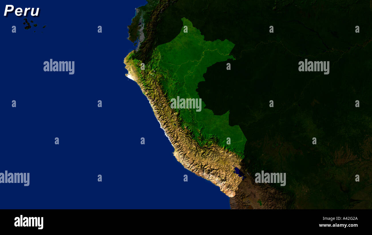 Aerial peru map hi-res stock photography and images - Alamy