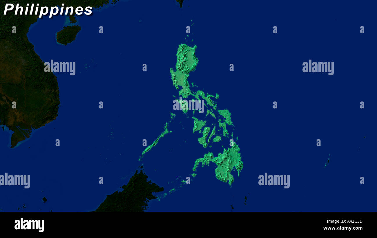 Map of the philippines hi-res stock photography and images - Alamy
