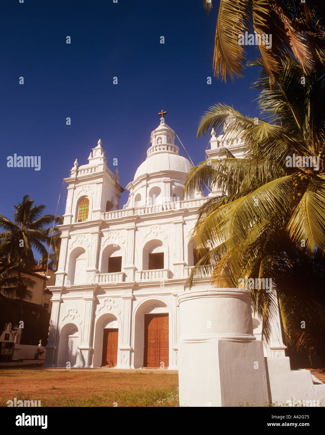 St Alex Church Calangute Goa India Stock Photo - Alamy
