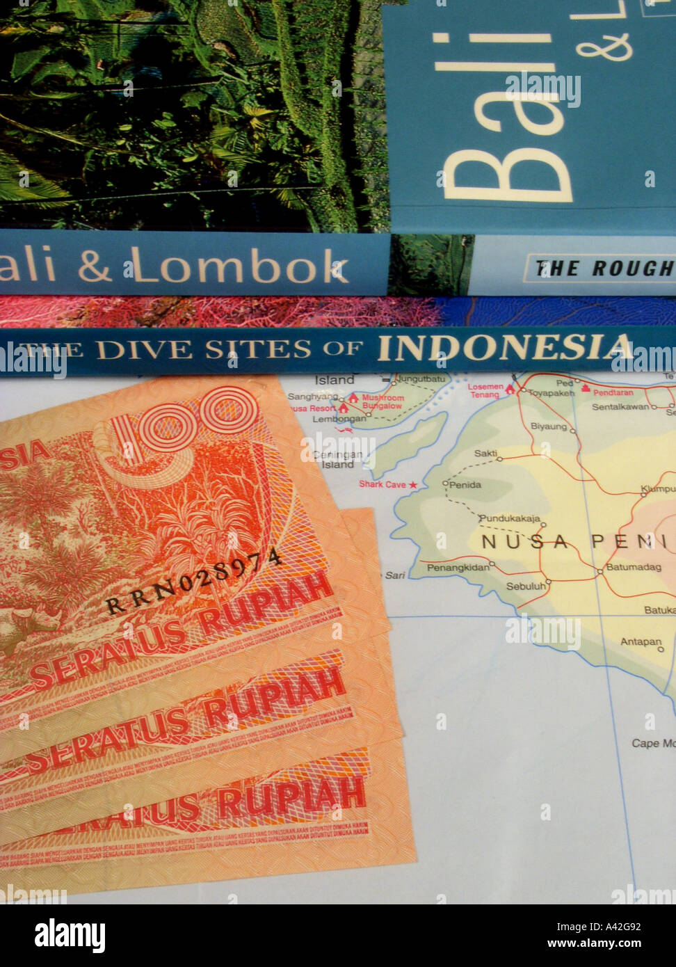 Denpasar map hi-res stock photography and images - Alamy