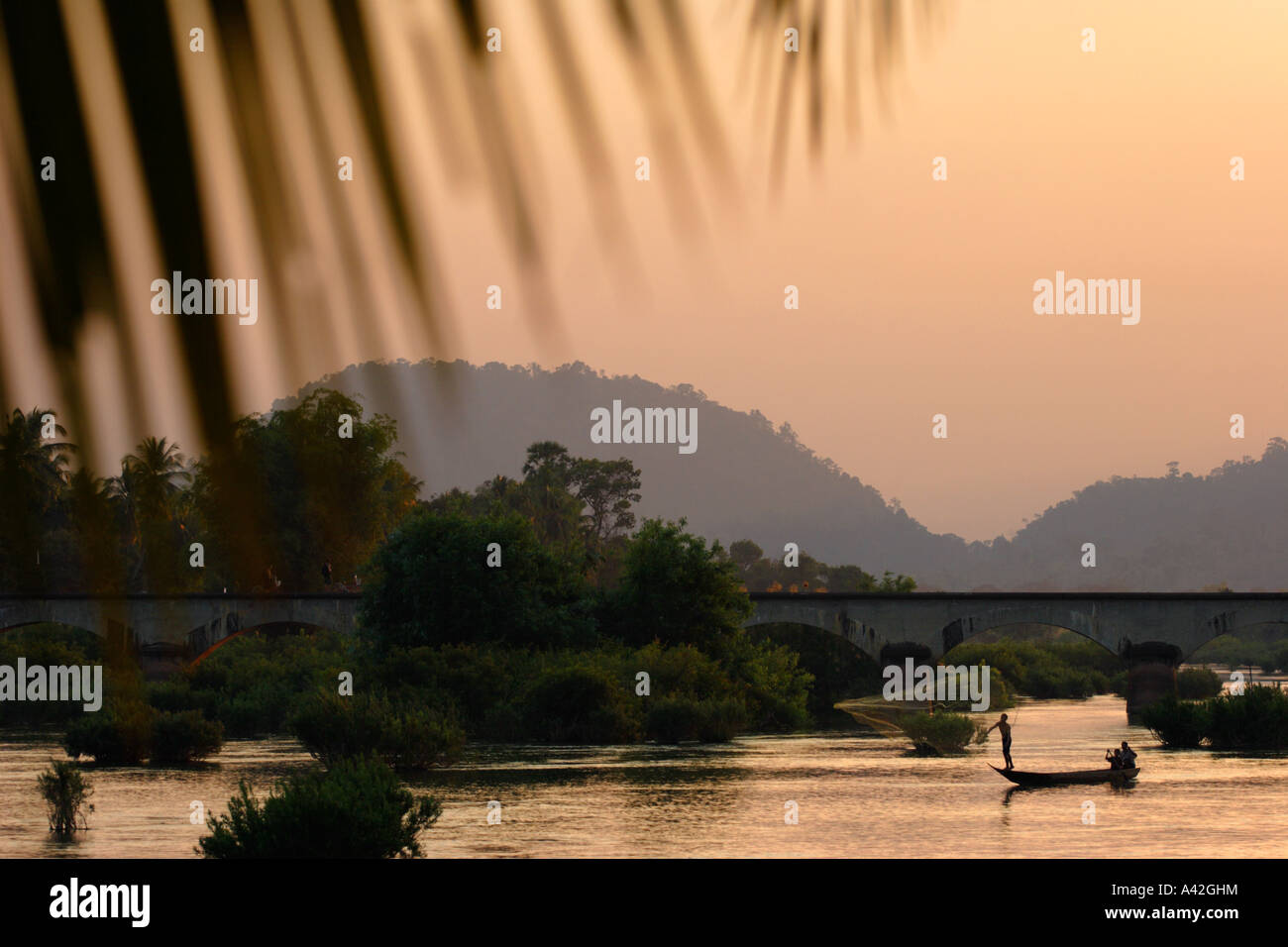 Si Phan Don, Laos Stock Photo - Alamy