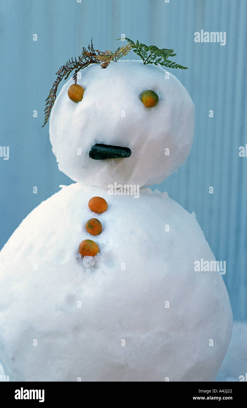 Snowman winter snow japan hi-res stock photography and images - Alamy