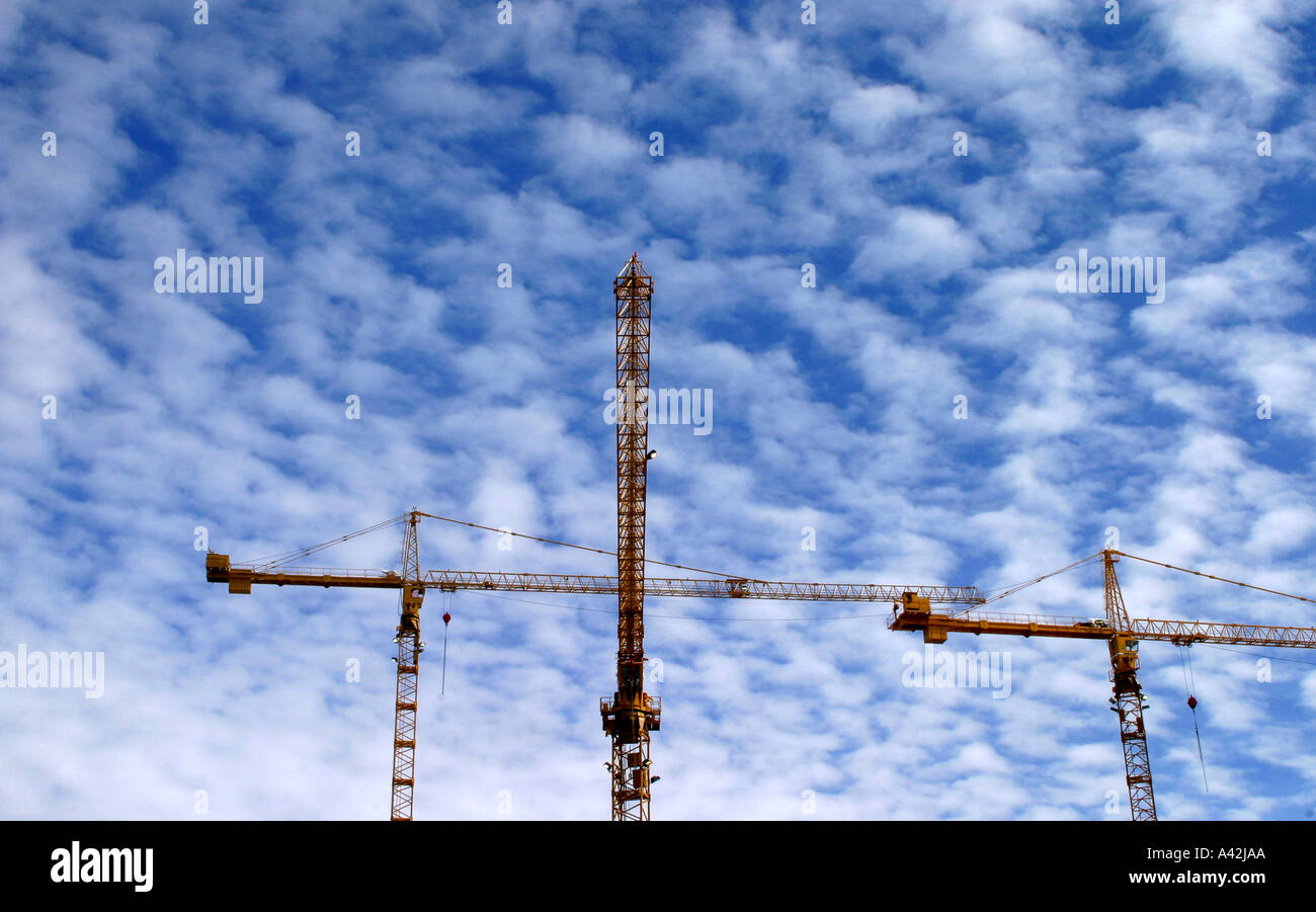 Construction crane at a children s hospital in Canada Stock Photo - Alamy