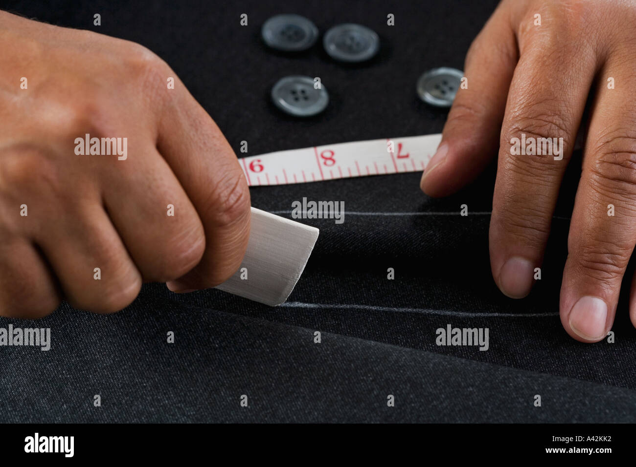 Male hands tailor measuring tape hi-res stock photography and images ...