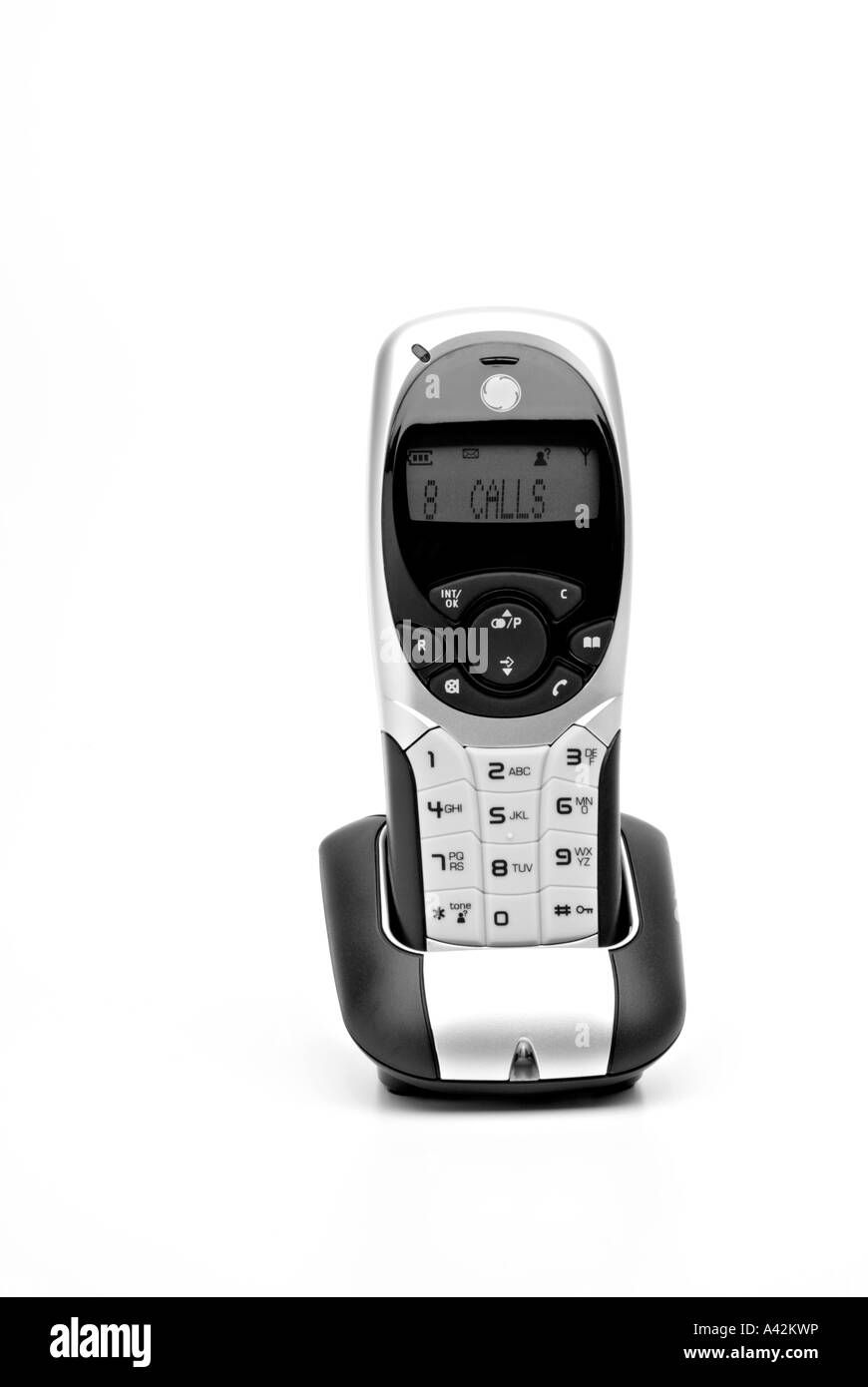 Telephone on White Background, cut out Stock Photo - Alamy