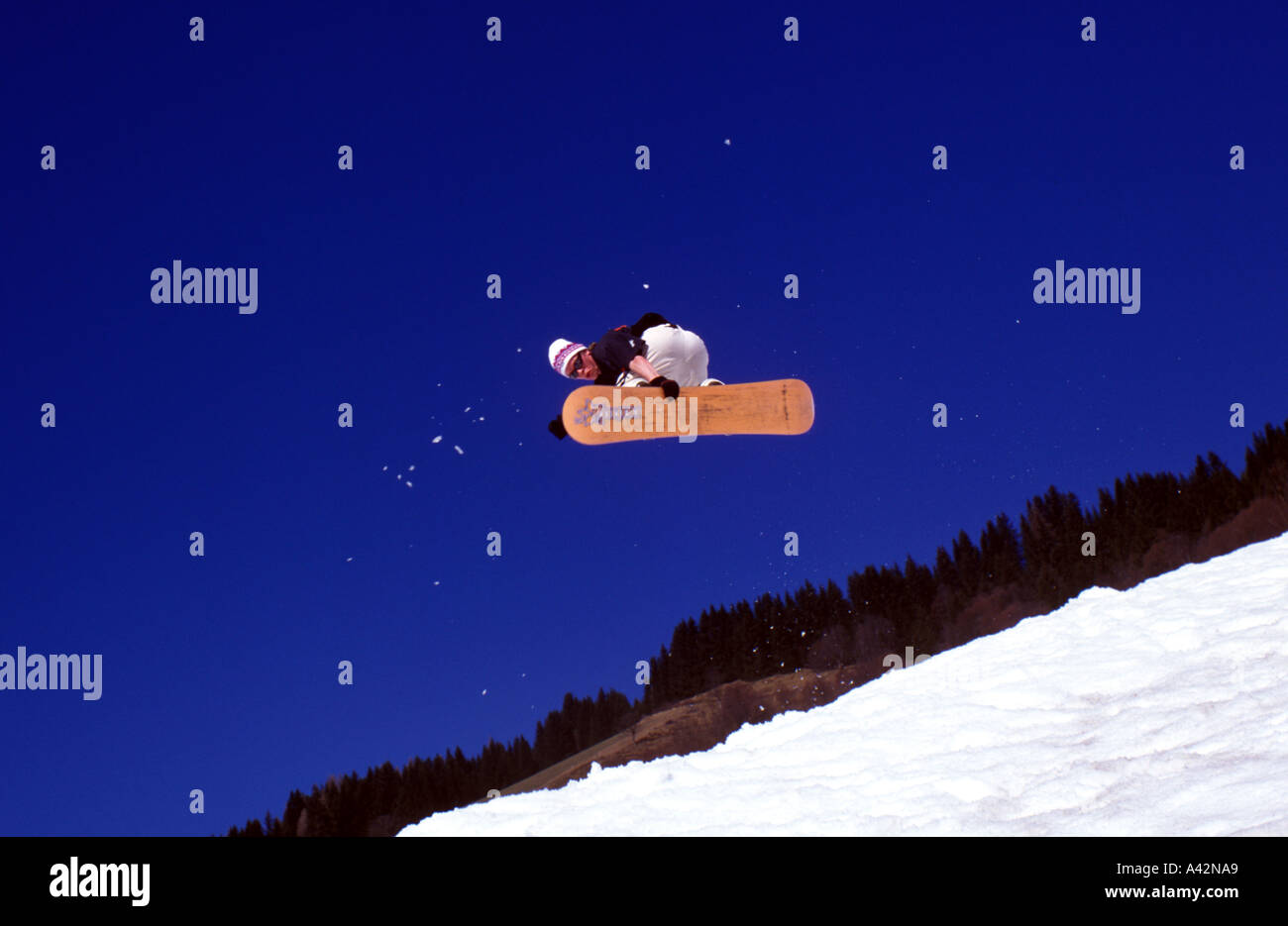 Switzerland Snow Boarding Stock Photo - Alamy