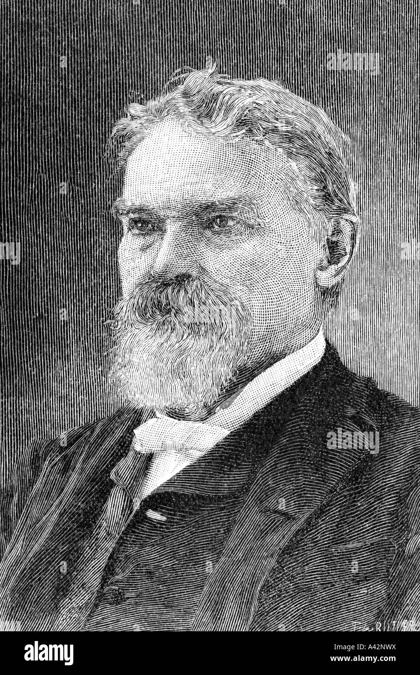 engraving of 19th century politician James Rood Doolittle Stock Photo ...