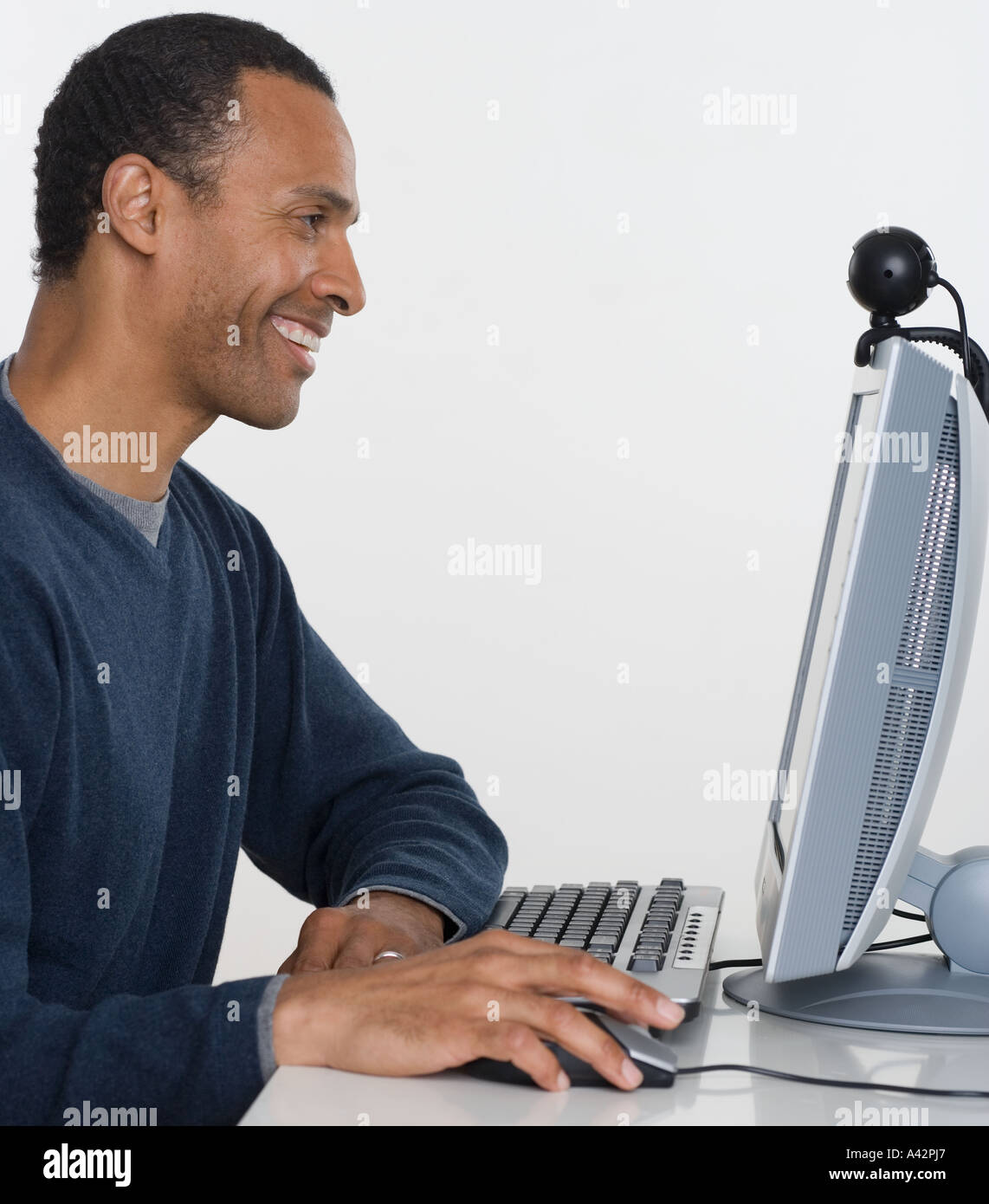 Male profile close up on hi-res stock photography and images - Alamy