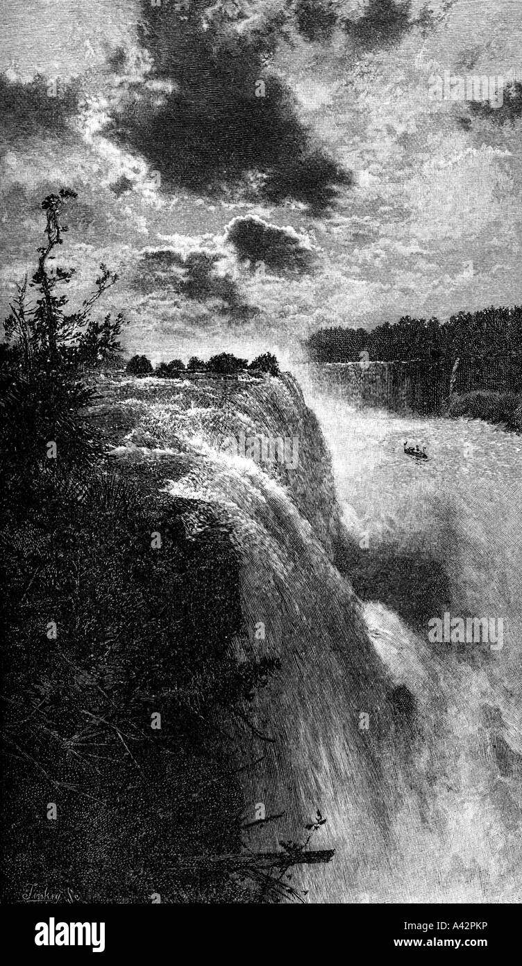 Falls niagara canada Black and White Stock Photos & Images - Alamy
