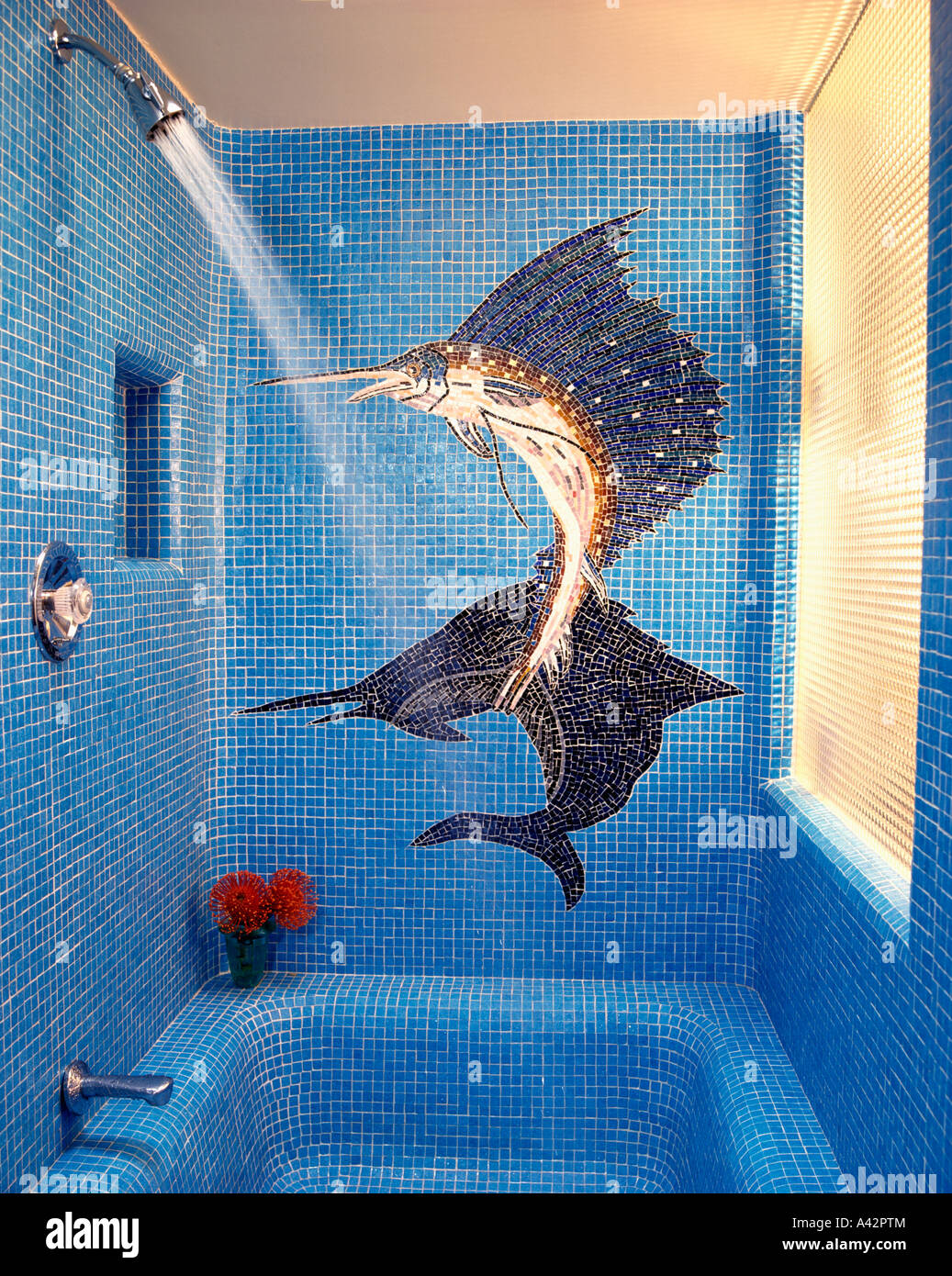 Bathrooms interiors showers town hi-res stock photography and images ...