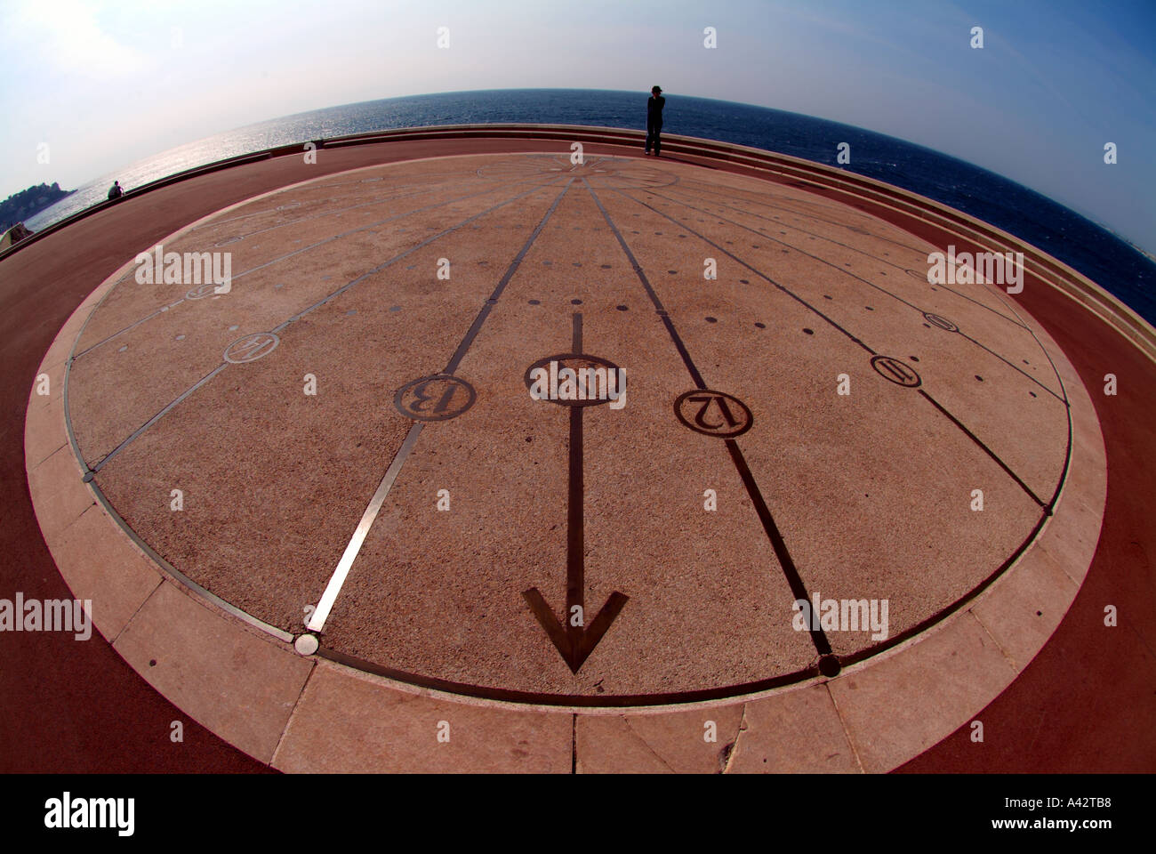 Sundial promenade des anglais hi-res stock photography and images - Alamy