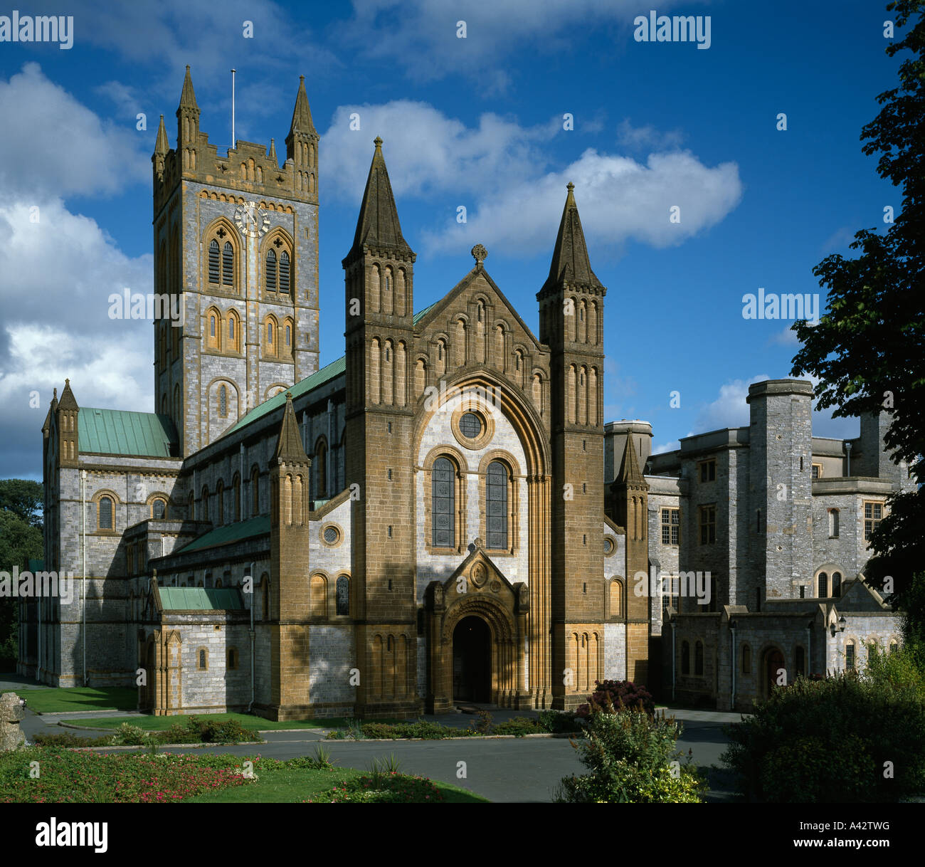 Buckfast Abbey Devon England UK Stock Photo - Alamy