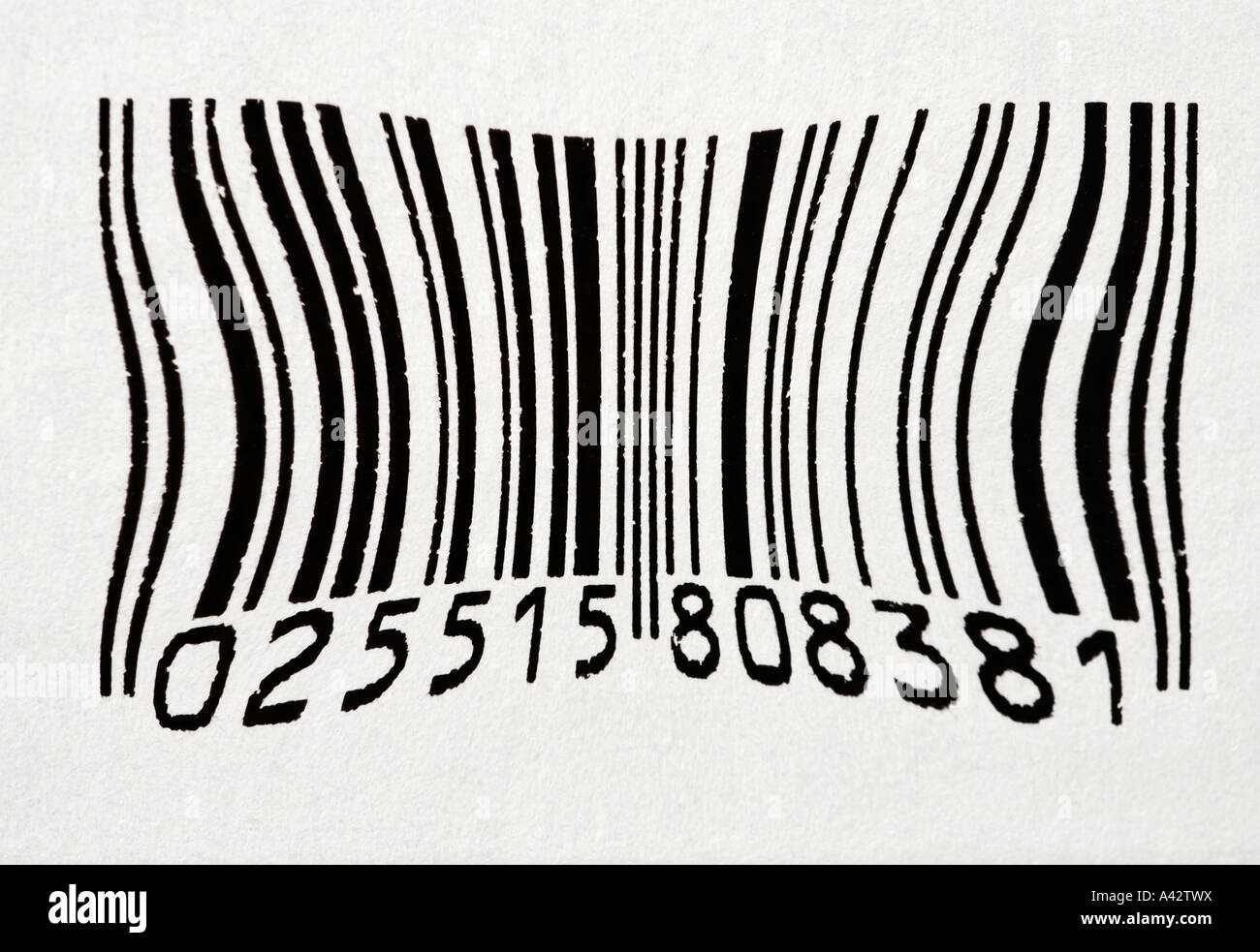 DEFORMED BAR CODE Stock Photo - Alamy