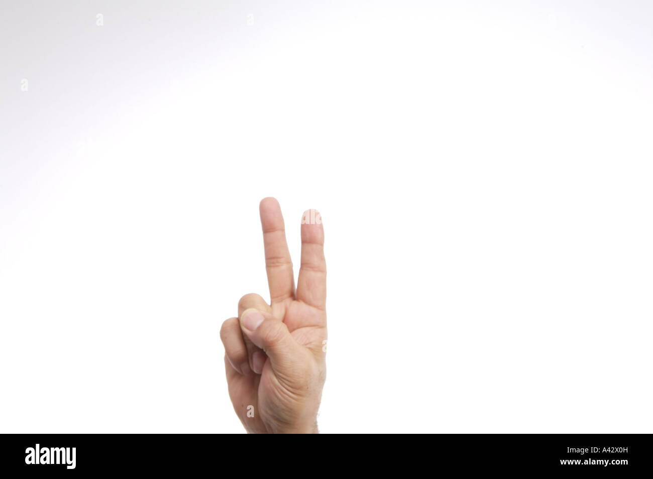 hand palm finger sign Stock Photo - Alamy