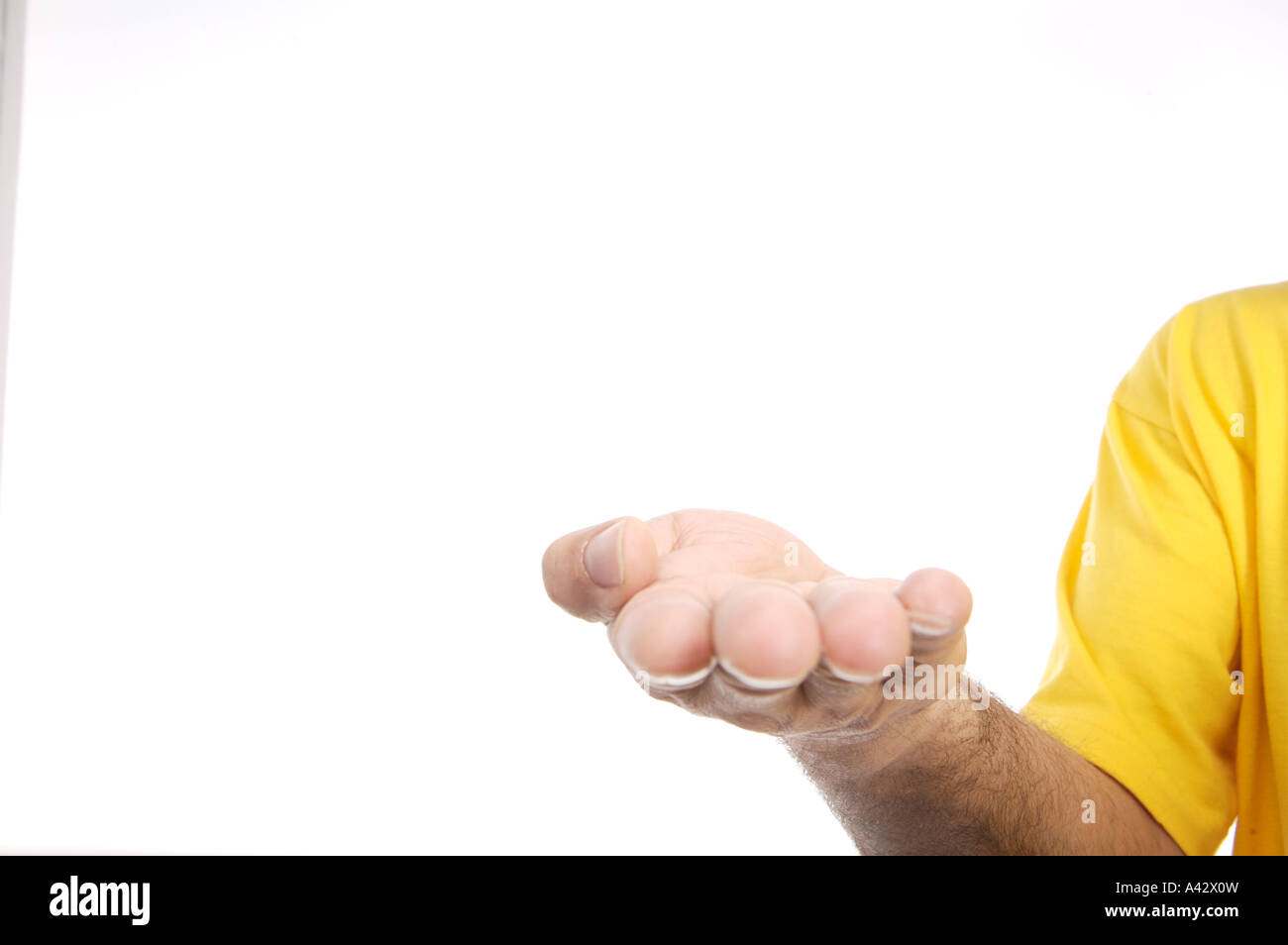 hand palm finger sign Stock Photo - Alamy