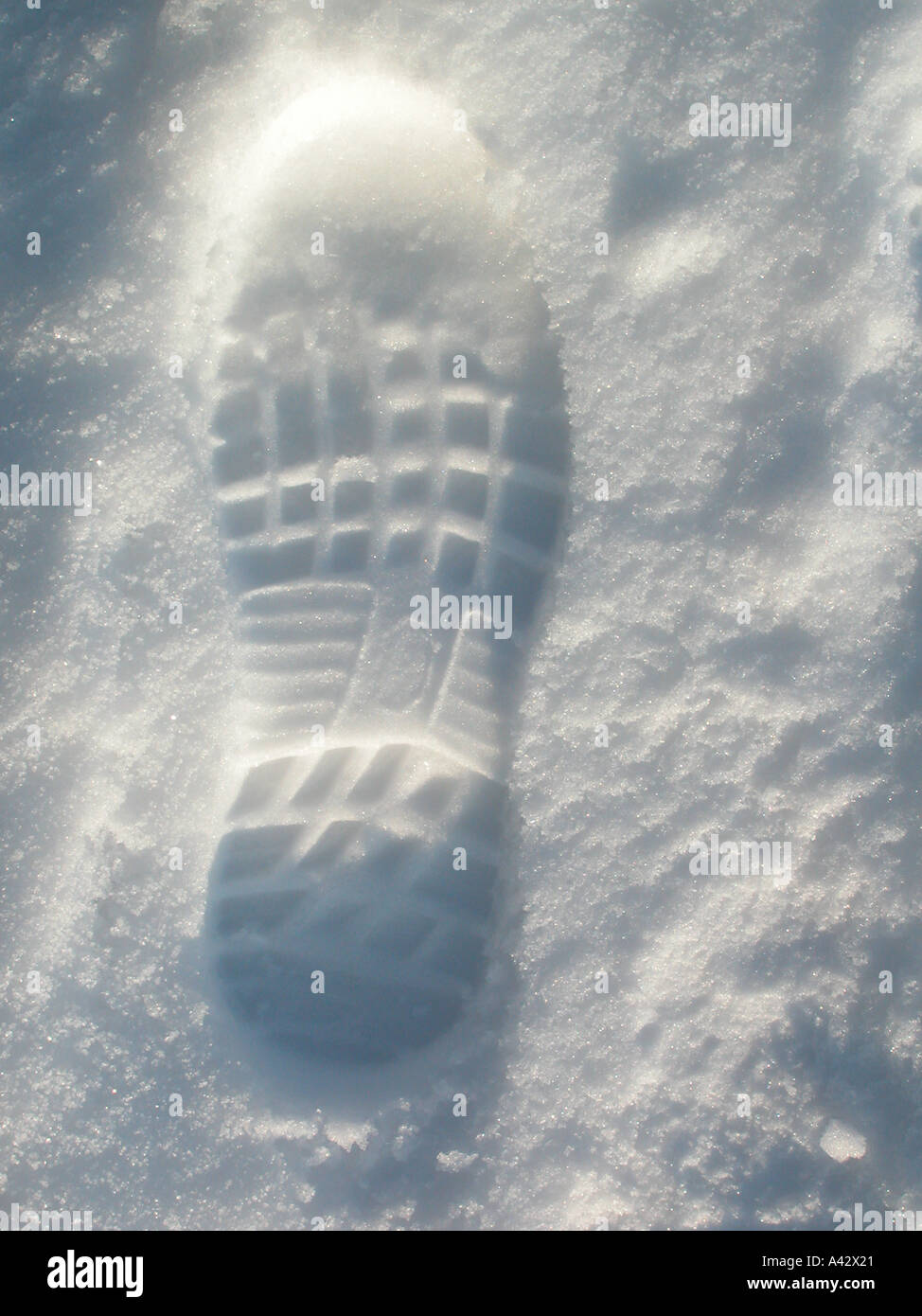 step foot print trace Stock Photo - Alamy