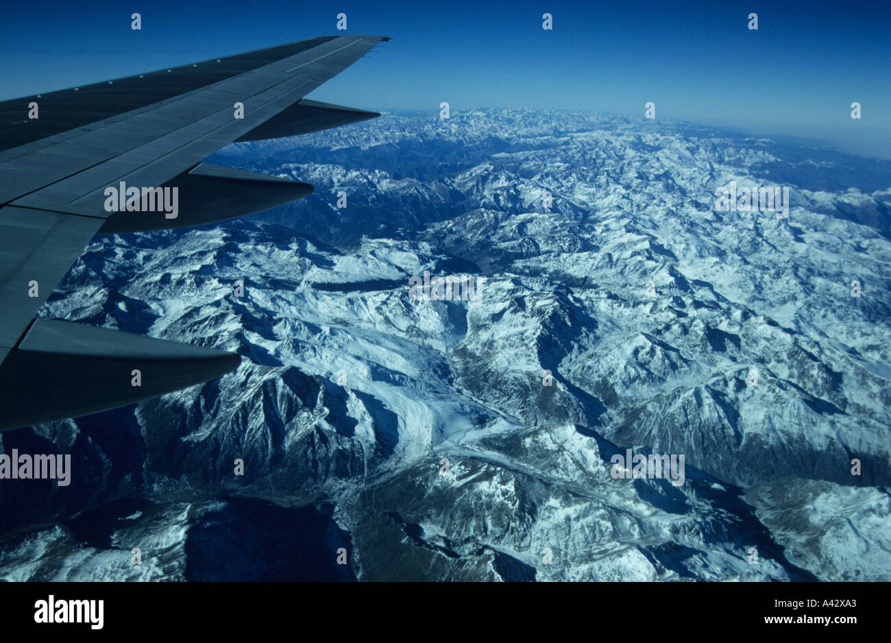 aerial view of Pyrenees Stock Photo - Alamy