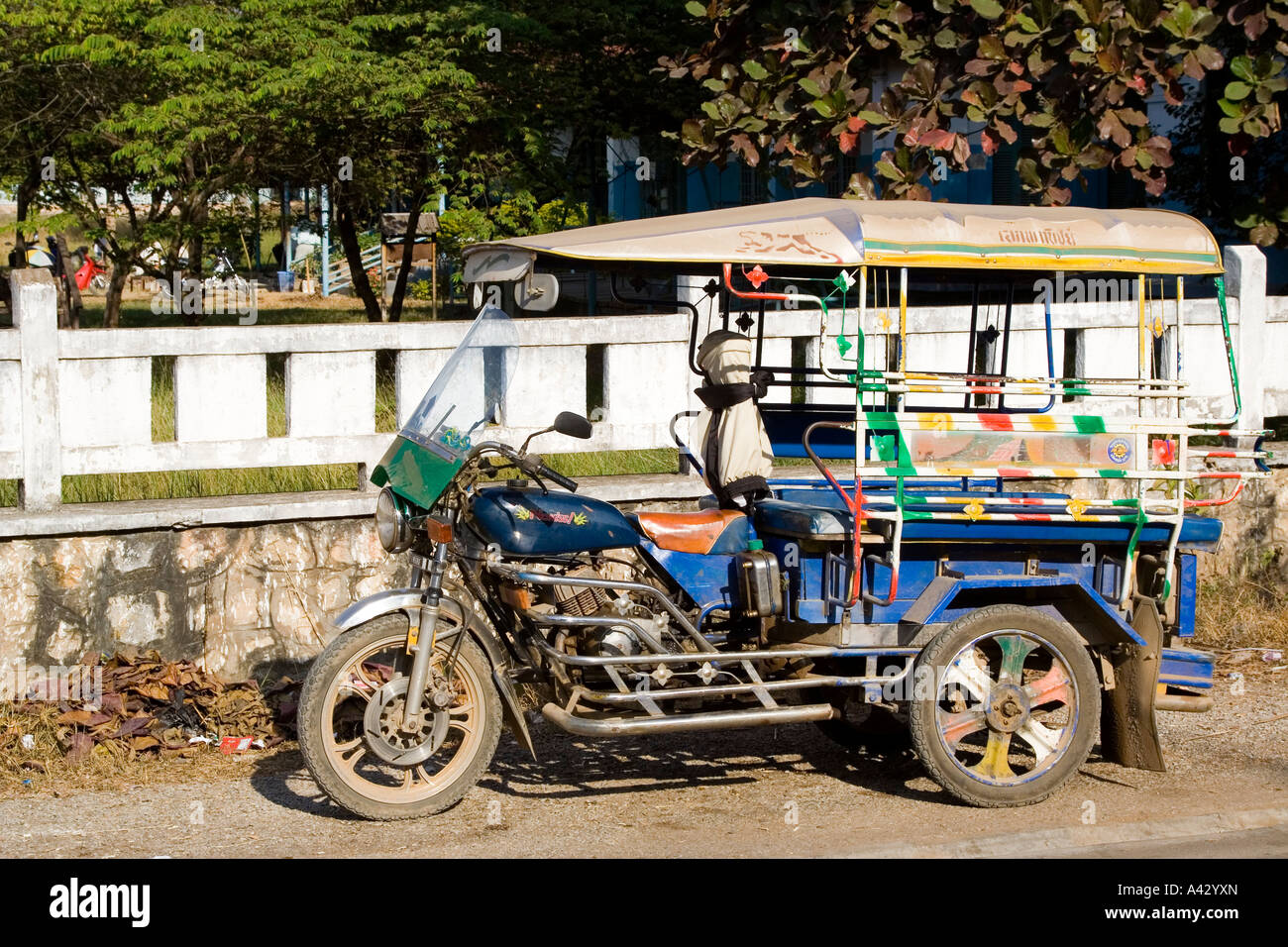 Rickshaw Luang Pranbang Laos Stock Photo - Alamy