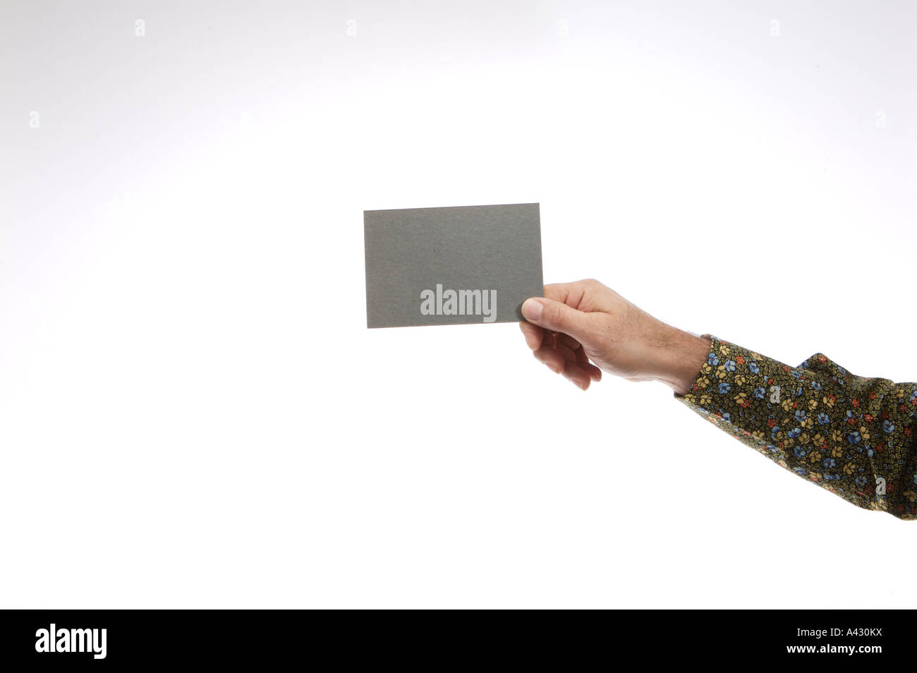 hand arm blank sign Stock Photo - Alamy