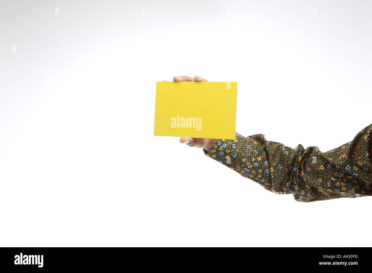 hand arm blank sign Stock Photo - Alamy