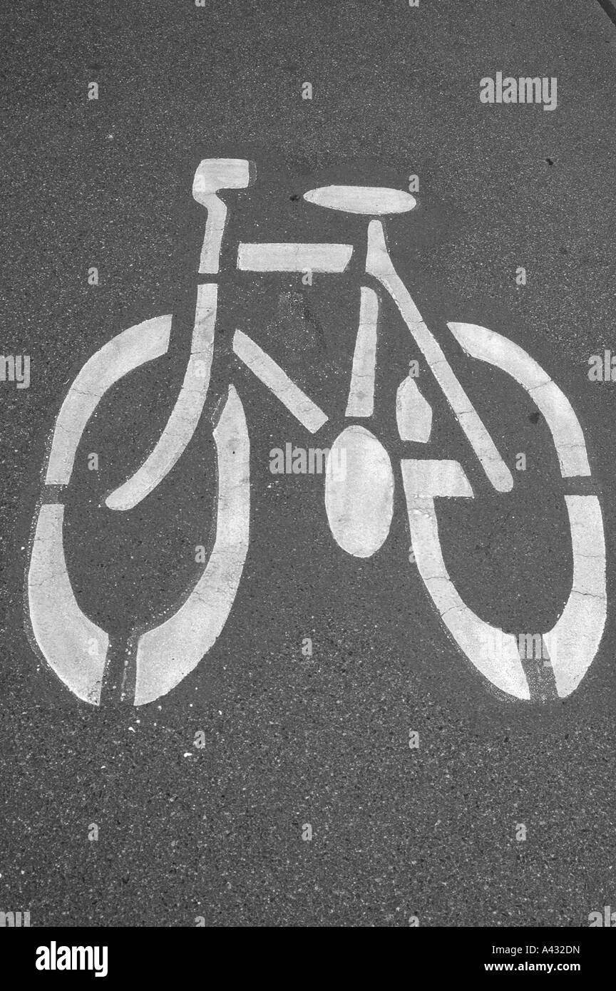 Bike painted Black and White Stock Photos & Images - Alamy