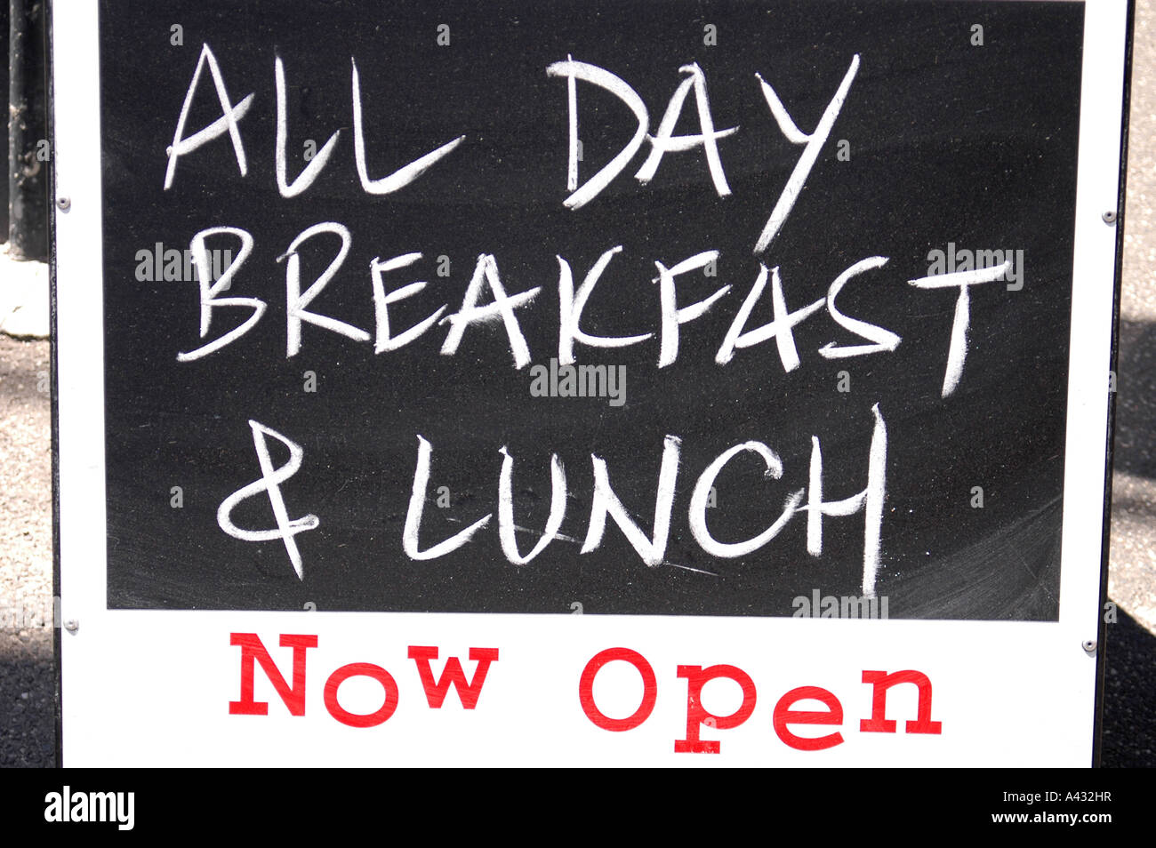 All Day Breakfast & Lunch Stock Photo - Alamy