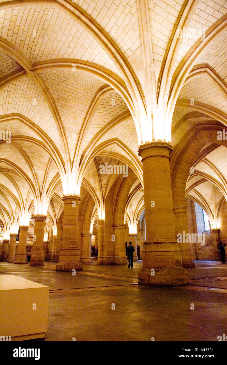 inside of landmark in Paris France Stock Photo - Alamy