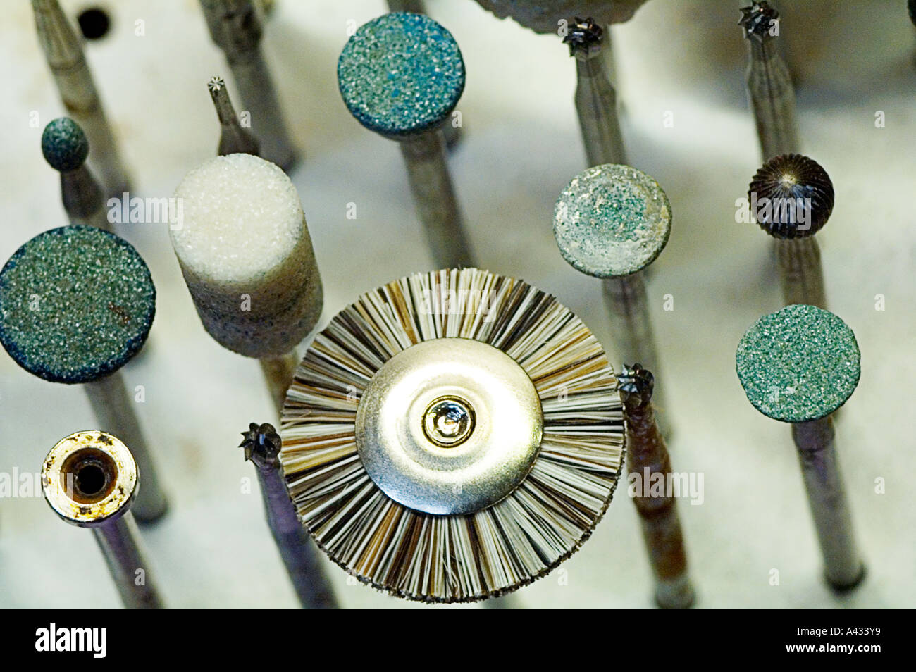 detail of dental instruments Stock Photo - Alamy