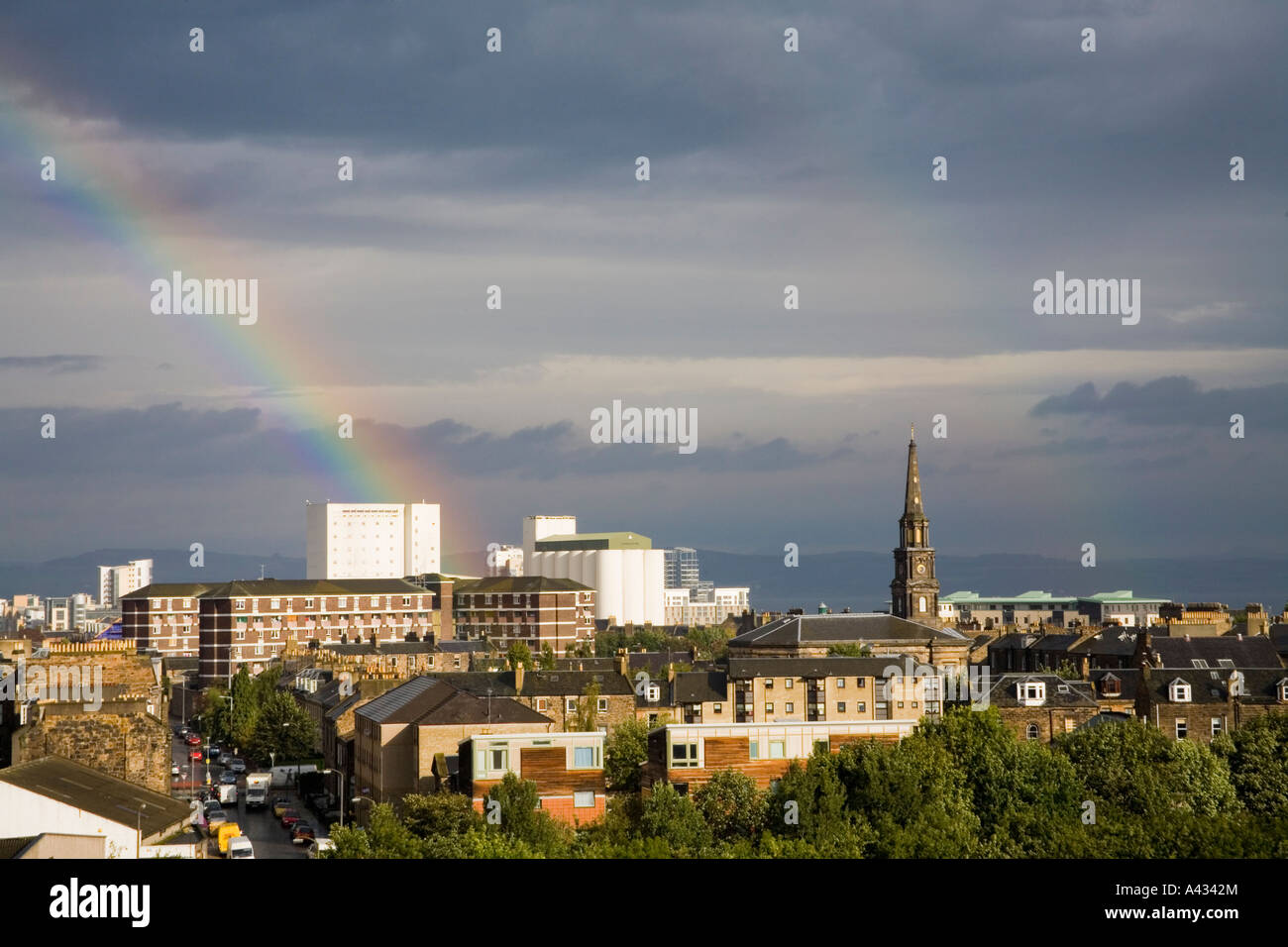 Aerial view of leith hi-res stock photography and images - Alamy