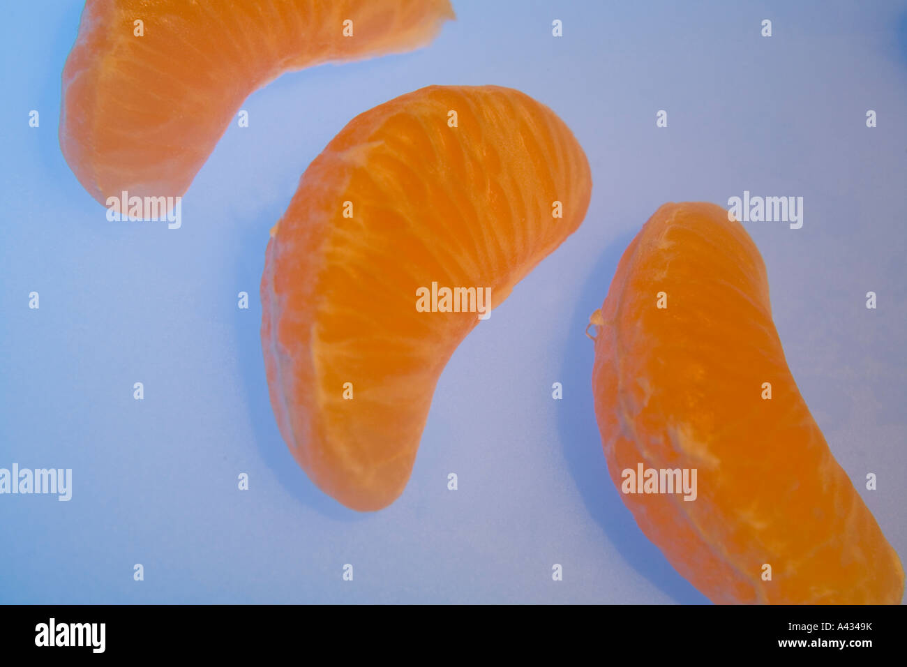 Segments of clementine oranges Stock Photo - Alamy