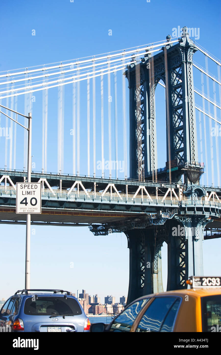 America, architecture, blue, sky, bridge, cables, close, up, connector ...