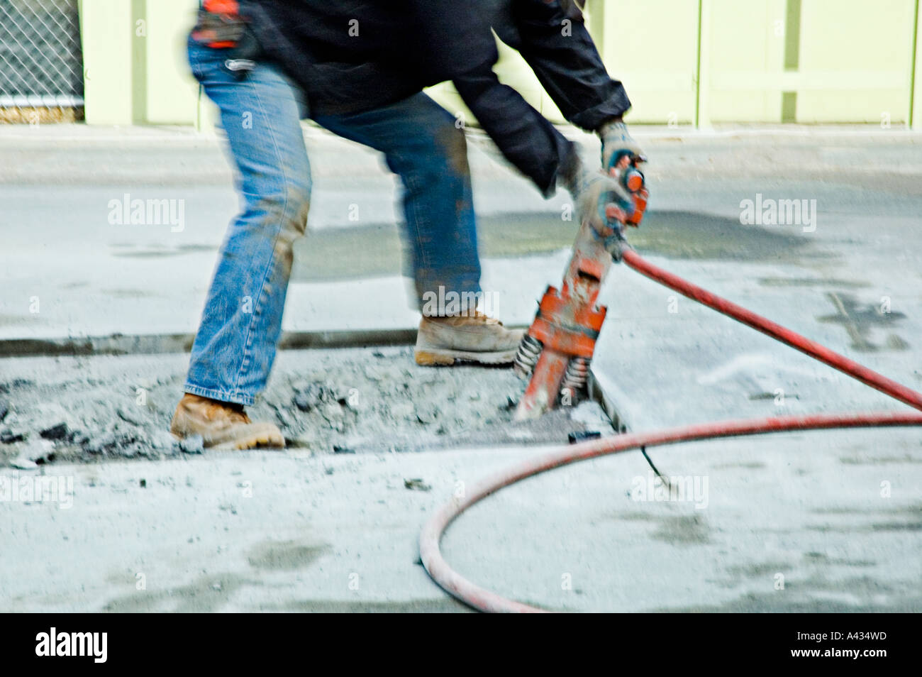 Jackhammering concrete hi-res stock photography and images - Alamy