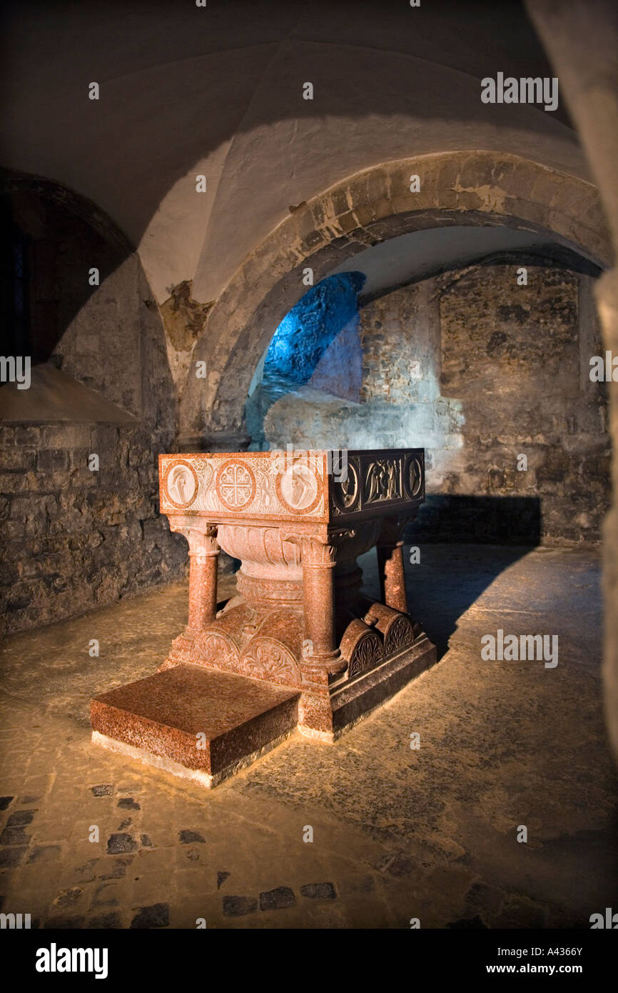 Gloucester Cathedral font designed by Sir George Gilbert Scott in the ...