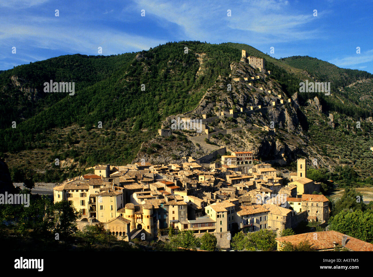 Medieval french village entrevaux hi-res stock photography and images ...