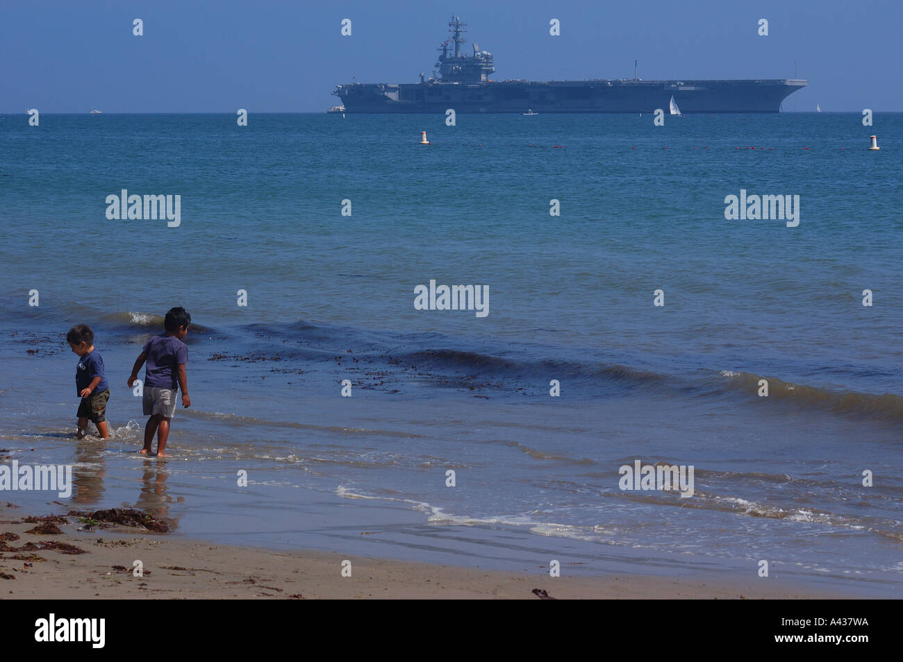 U.S.S. Ronald Reagan Stock Photo - Alamy