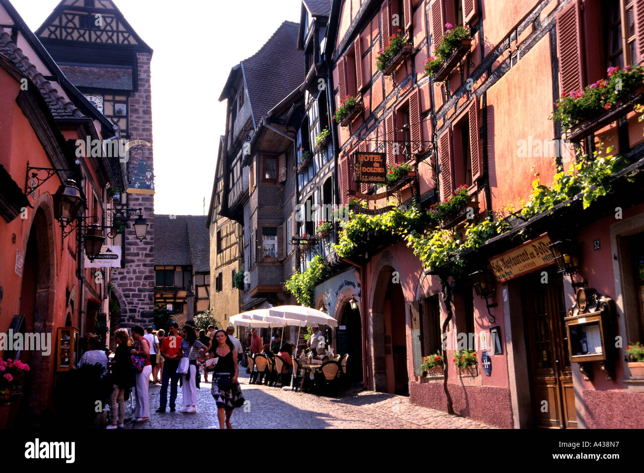 Riquewihr France French Alsace Riesling wine Stock Photo - Alamy