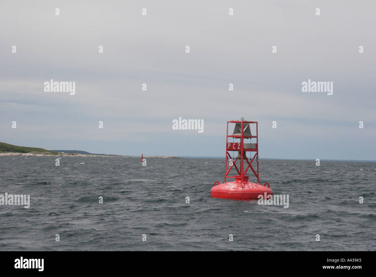 Red lighted bell buoy hi-res stock photography and images - Alamy