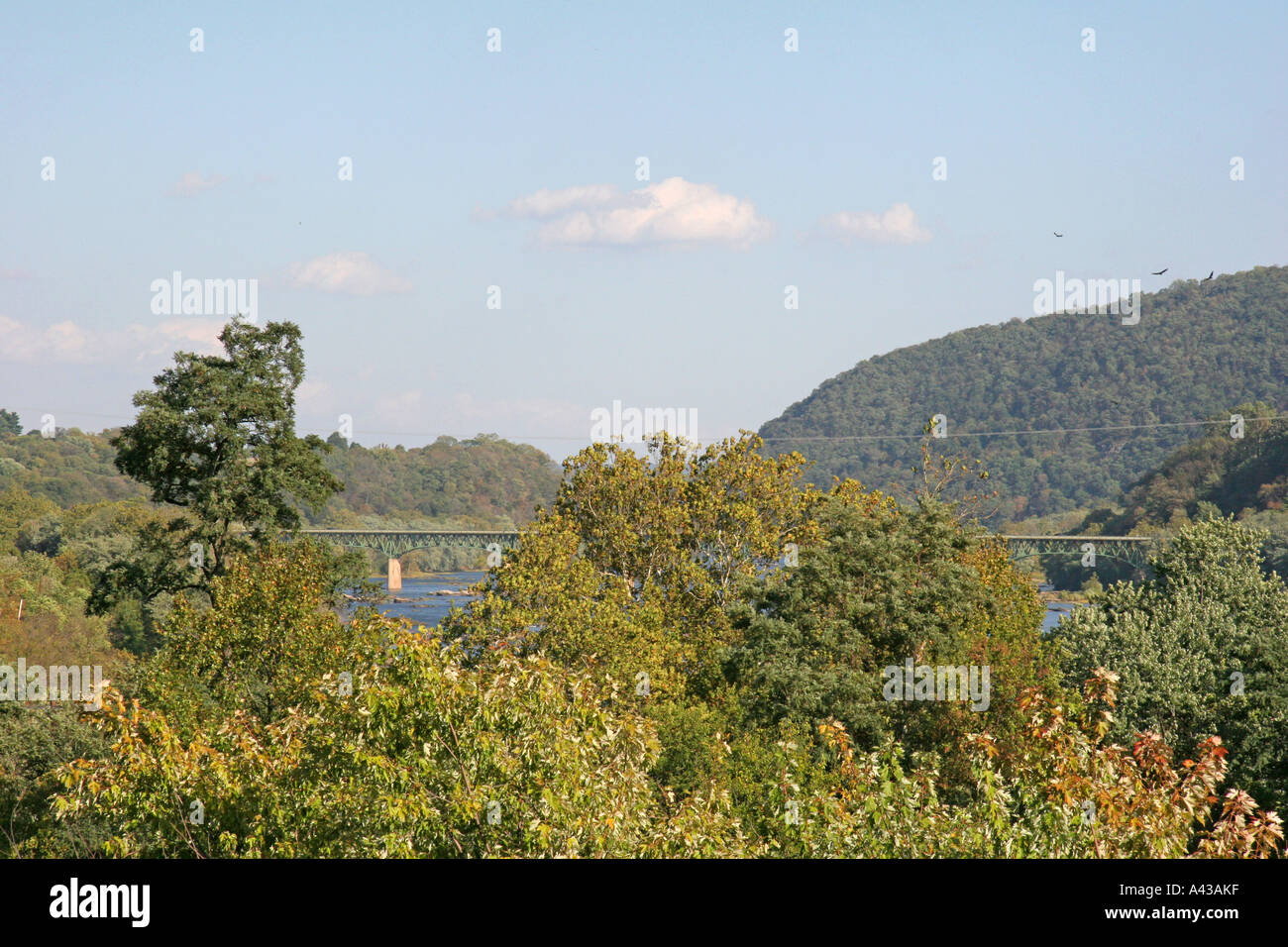 Road Bridge in the Distance Stock Photo - Alamy