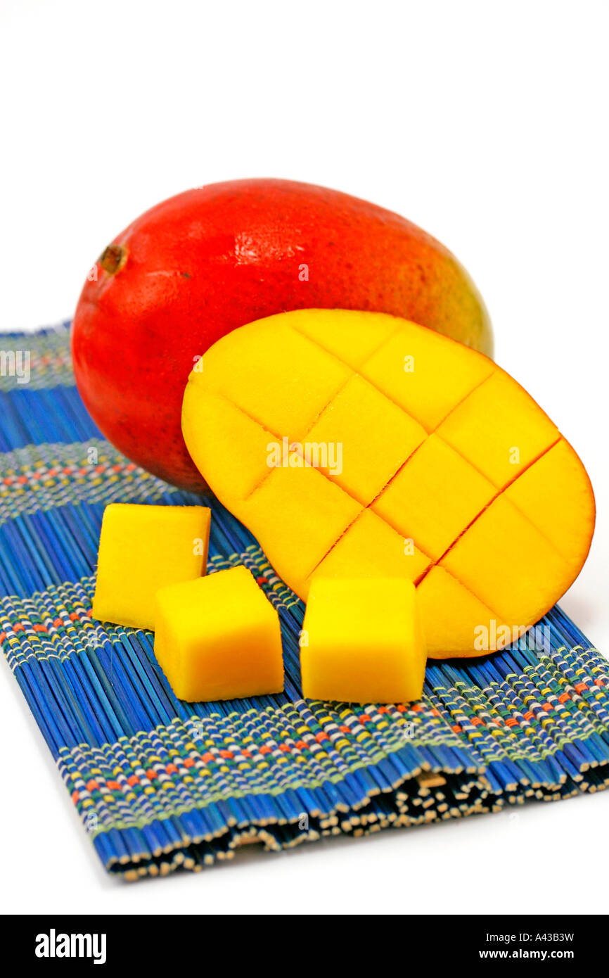 Fresh yellow mango on Cut Out Stock Images & Pictures - Alamy